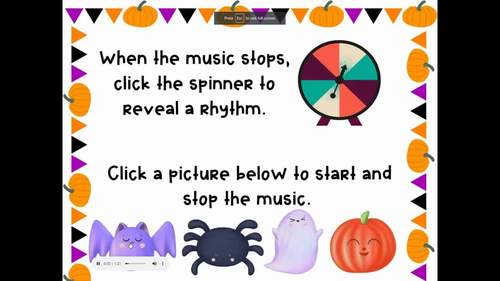 Elementary Music Passing Game for Halloween: Spin-a-Rhythm // Tika-Ti