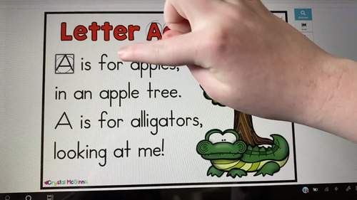 BOOM Cards! LETTER A Alphabet Poem and Letter A Digital Activities