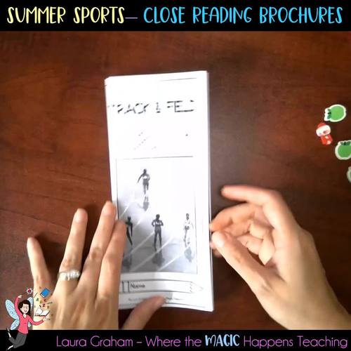 Summer Sports Close Reading Passages - Reading Comprehension | TPT
