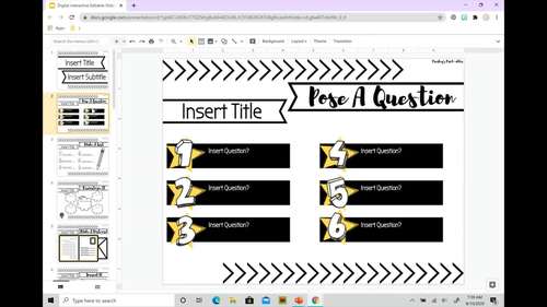 Digital Interactive Activities Pack EDITABLE by Presley's Print-ables