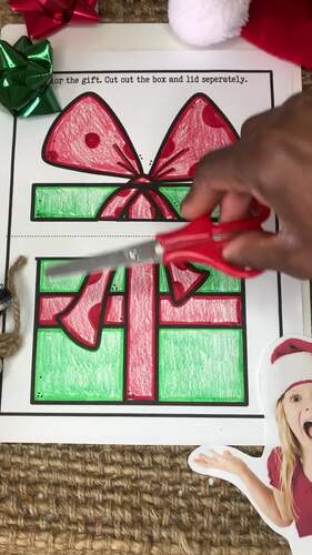 Holiday Gift Box and Poem: Printable Keepsake by Ms Lola's Little Learners