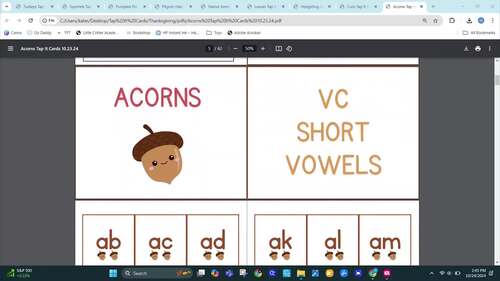 Blending VC Words Phonics Review | CVC Short Vowel Consonant Words ...