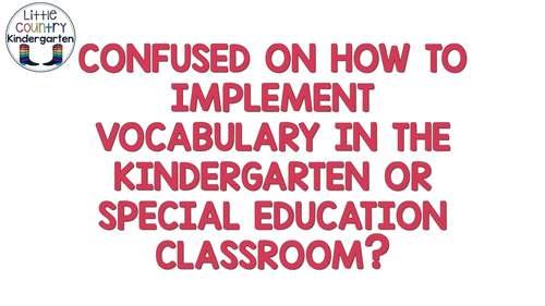 Kindergarten Portable Word Wall - Monthly Vocabulary Writing Center ...