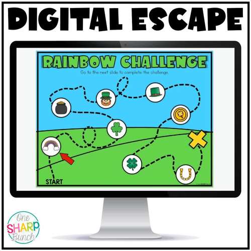 Digital St. Patrick's Day Escape Room for Google Slides | TPT
