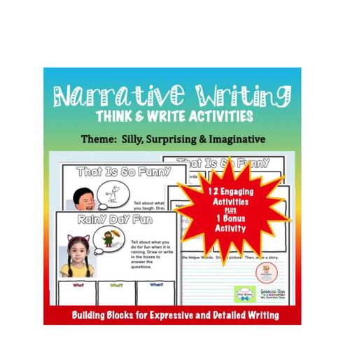 Silly, Surprising & Imaginative Theme Narrative Think 'n Write Activities
