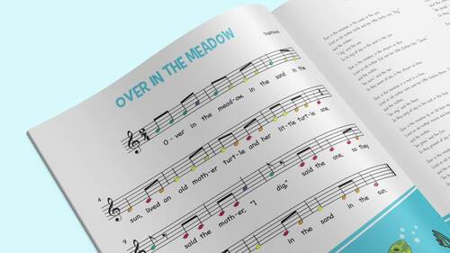 Over in the Meadow - Folk Song | Boomwhackers & Recorder Sheet Music