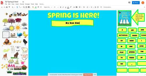Spring Is Here (Digital and also Google Classroom Ready) by K's Digital ...