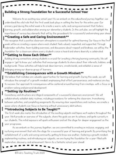 Back to School Classroom Community + 5 Days of Activities Bundle