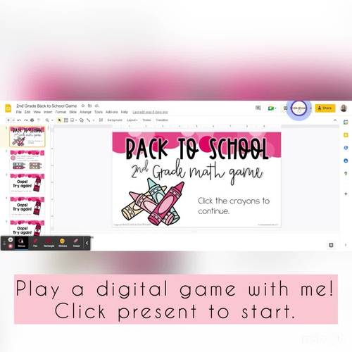3rd Grade Back to School Math Activities | Digital Math Game and Task Cards