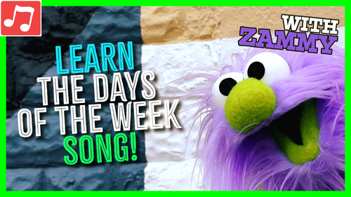 Learn the Days of the Week with Zammy! by Awesome Vids 4 Kids | TPT