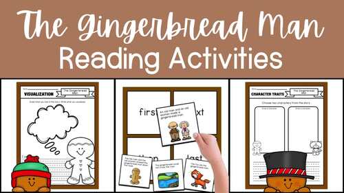 The Gingerbread Man Reading Comprehension Activities For Your Reading ...