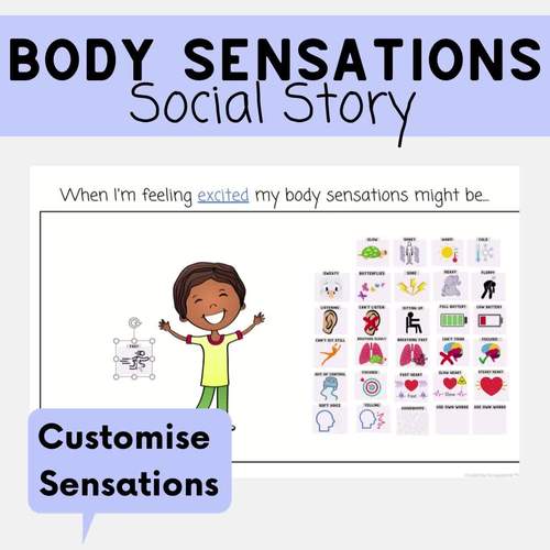 Body Sensations and Feelings Social Narrative Story - Interoception ...
