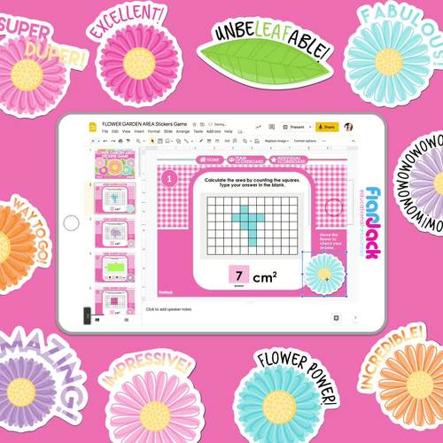 3rd Grade Area Math Game | Easel Google Slides PowerPoint Smart Board ...