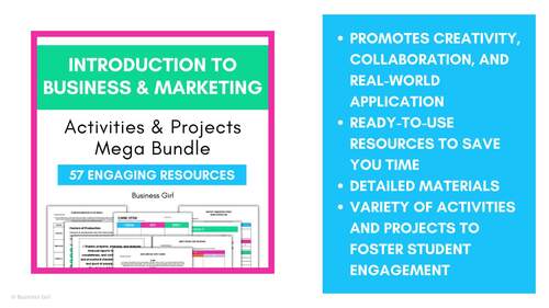 Introduction to Business and Marketing Activities and Projects Course ...