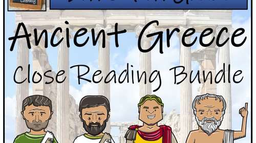 Ancient Greece Close Reading Activity Bundle 5th Grade & 6th Grade