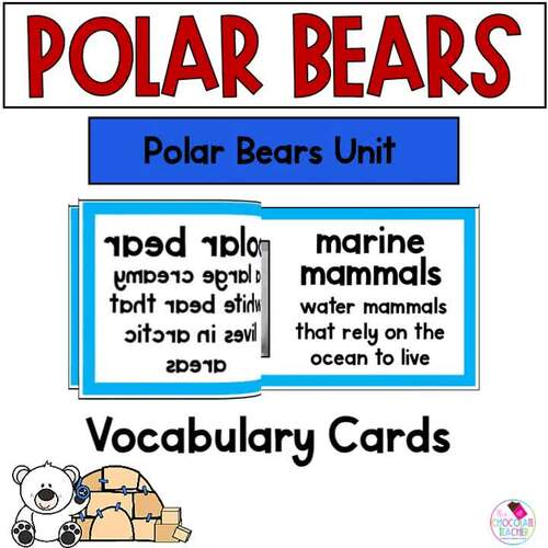 Polar Bears - Nonfiction Unit - Reading Writing - Worksheets - Craft