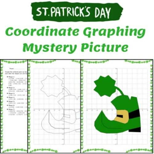 Plot and Color St. Patrick's Day Coordinate Graphing Mystery Pictures ...