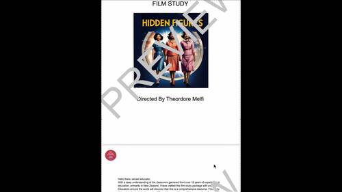 Hidden Figures Film Study | Total teaching bundle | USA | TPT
