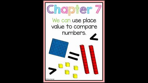 Go Math! Chapter 7 First Grade Focus Wall by Erica Gorrell | TPT