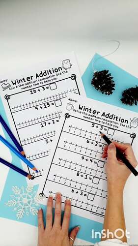 Winter Math Literacy Addition Subtraction Counting Place Value Phonics ...