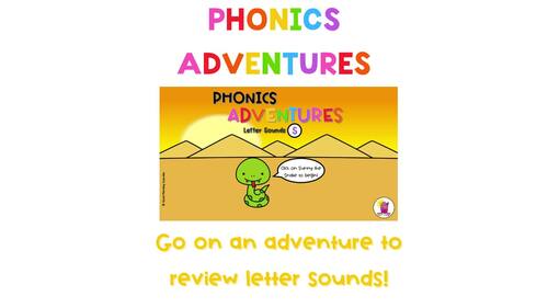 Digital Letter Sound Practice and Review Game | Phonics Adventures S