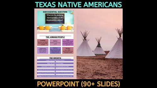 Texas Native Americans PowerPoint by HistoTeam | TPT