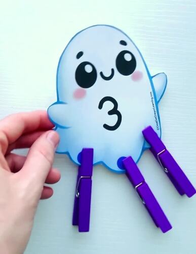 Ghostly Counting Fun – Halloween Math & Fine Motor for Pre-K and ...