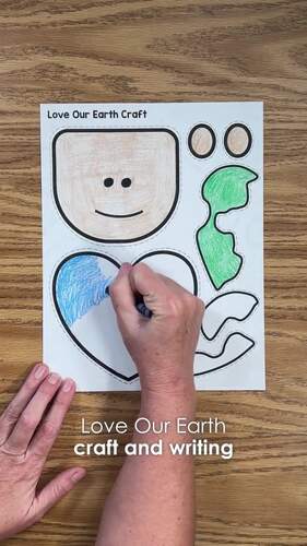 Earth Day Craft Activity Bulletin Board, April Writing Project ...