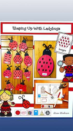 Ladybug Craft & 2D Shape Actvities Shaping Up With Ladybugs by Teach ...