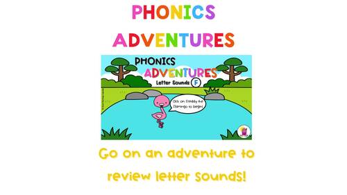 Digital Letter Sound Practice and Review Game | Phonics Adventures F