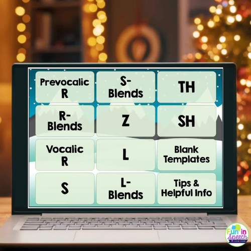 Christmas Speech Therapy Build a Gingerbread House Boom Cards by Fun in ...