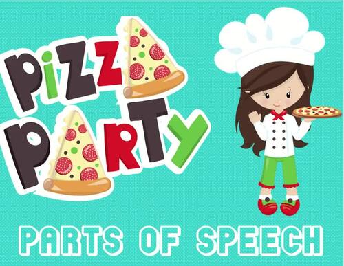 Parts of Speech Pizza Party by EduCraze Creations | TPT