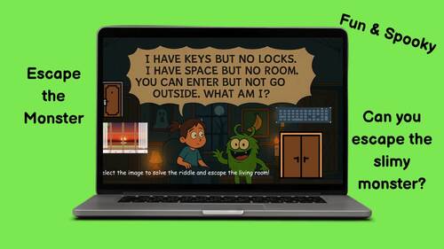Escape the Monster - Digital Escape Room (Google Slides) by Ms. Walkley