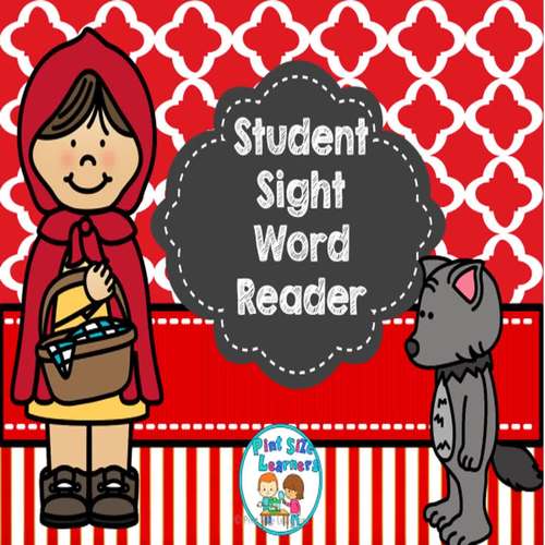 Sight Word Reade, Center Activity, Worksheets - Little Red Riding Hood