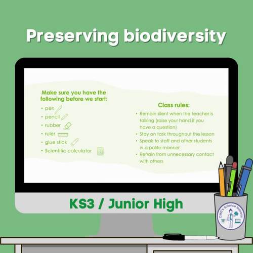 Preserving biodiversity (KS3) by CMGs Science lessons | TPT