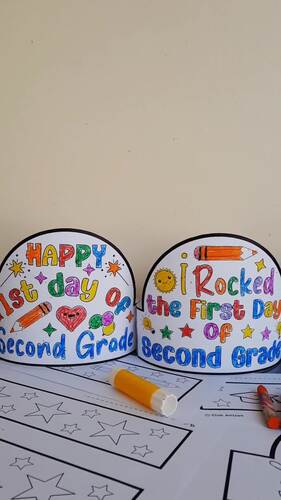 First Day of Second Grade Crown | First Day of School Crown | Back to ...