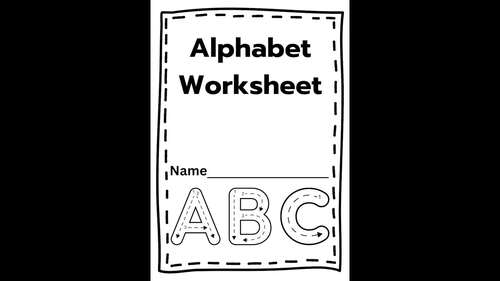 Alphabet Worksheets - Printable - Tracing - Find and Color - Letter
