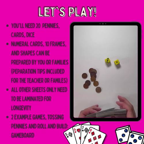 Homework Games for Kindergarten for the Whole Year in English and Spanish