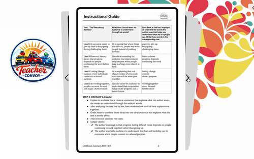 Textual Evidence & Author’s Message | Line-by-Line Close Reading Lesson