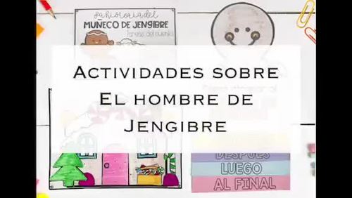 Cuento EL HOMBRE DE JENGIBRE | Gingerbread man in Spanish | Invierno
