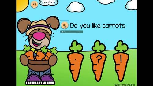 Spring Ending Punctuation Google Slides Distance Learning by Jennifer Bates