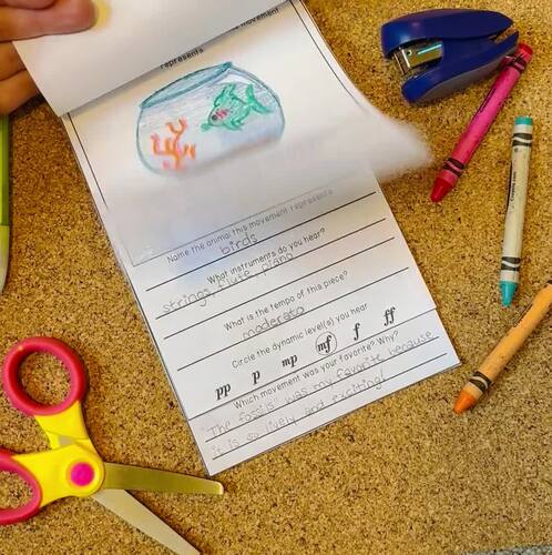 Flip-Book Fanfare: Carnival of the Animals [Hands-On Listening Activity]