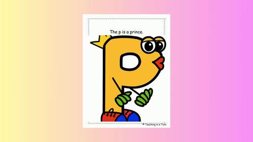 Letter Reversal Poster Pack | b, d, p, q | Visual Supports + Coloring Pages