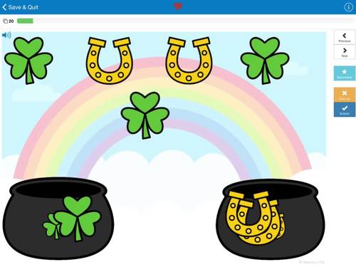Sorting Saint Patrick's Day Digital Boom Cards™ for March by Planning ...
