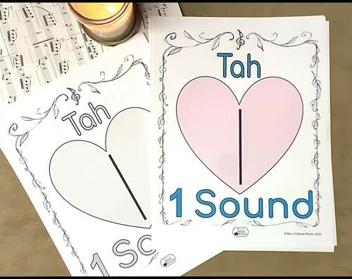 Early Years Music Rhythm Posters by Mrs Vs Music Room | TPT