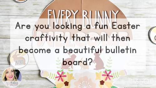 Easter Bulletin Board Ideas and Craftivity by Teaching With Coffee and ...