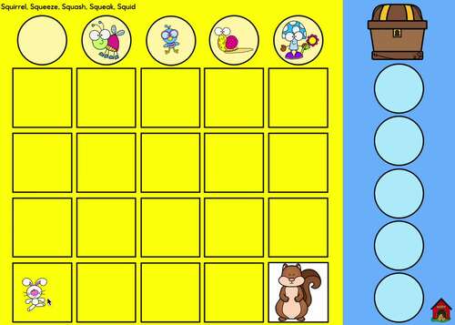 Spring Cariboo Articulation Game: Complex Clusters by Jennie's Speech Room