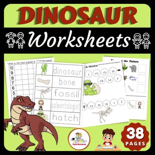 Dinosaur Pack Worksheets - Printable Preschool Activities, Worksheets ...