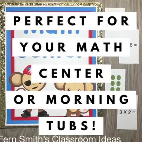 Multiplication Arrays Center Games by Fern Smith's Classroom Ideas