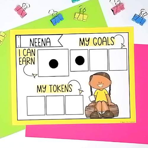 Token Boards, Visual Reward Choice Menu, Behavior Modification Tool